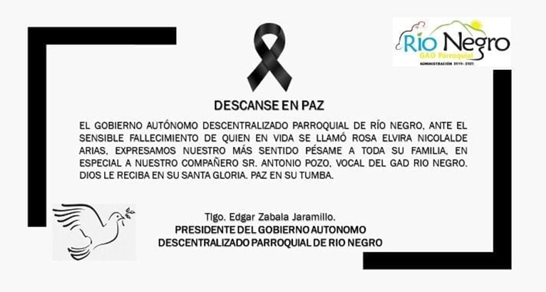 NOTA LUCTUOSA